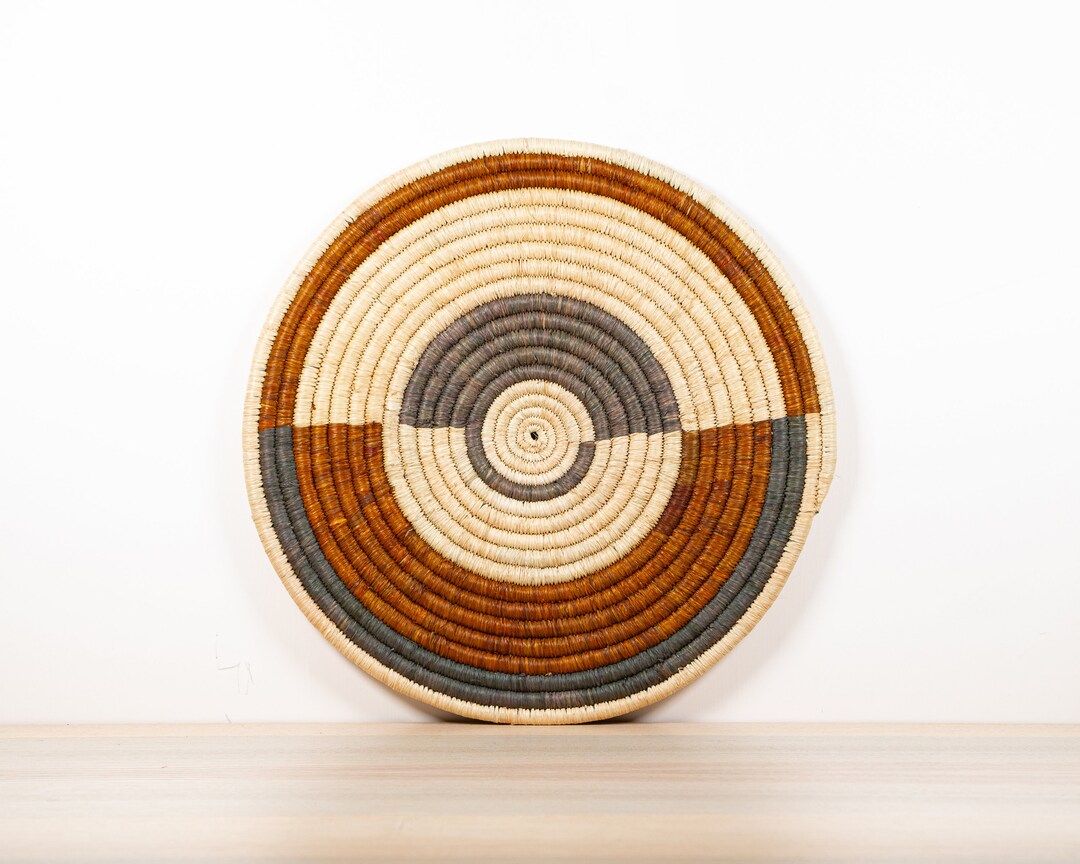Traditional African Handwoven Wall Plate | Placemat | Trivet | Made in ...
