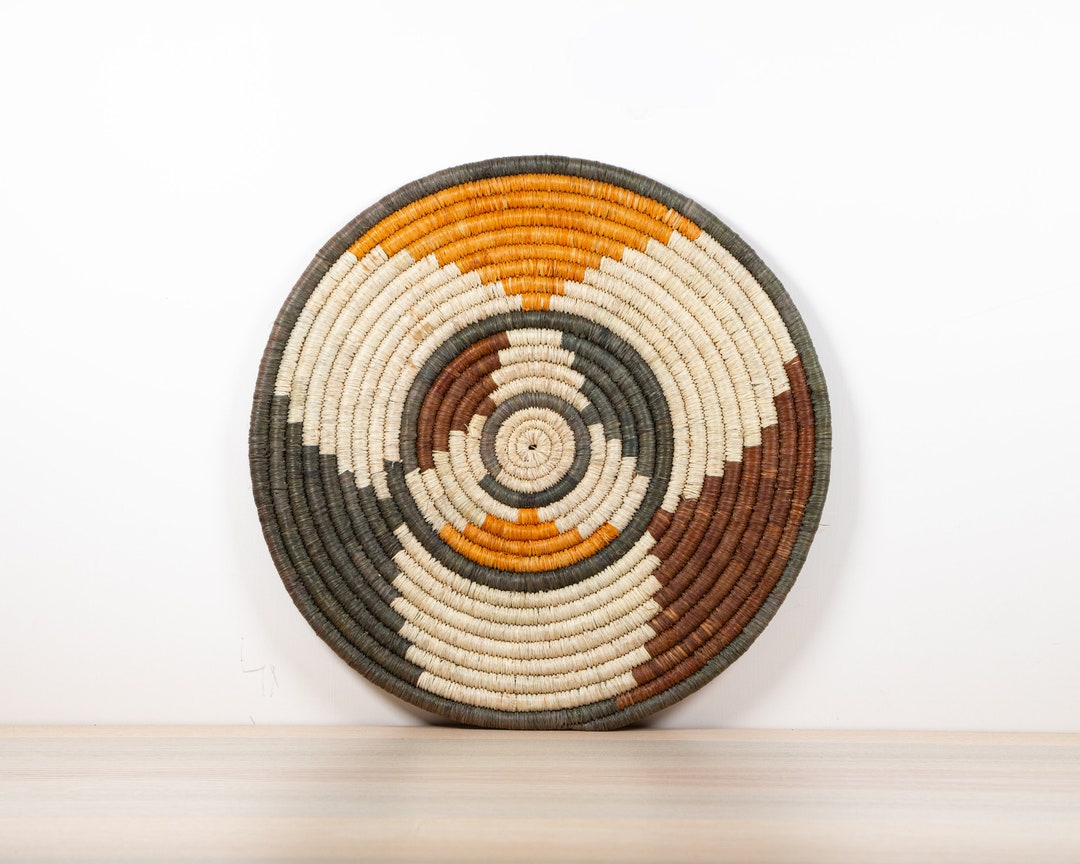 Traditional African Handwoven Wall Plate | Placemat | Trivet | Made in ...
