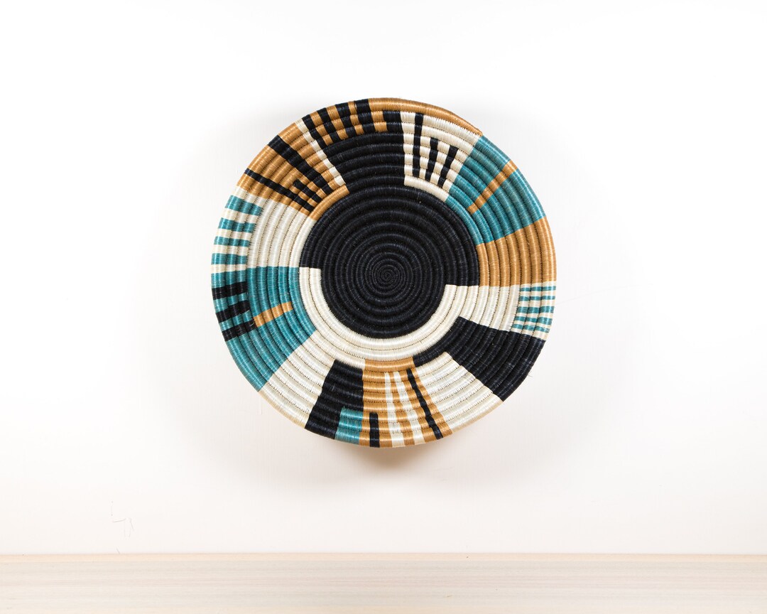 12" | Traditional African Handwoven Basket | Made in Rwanda | 100% ...