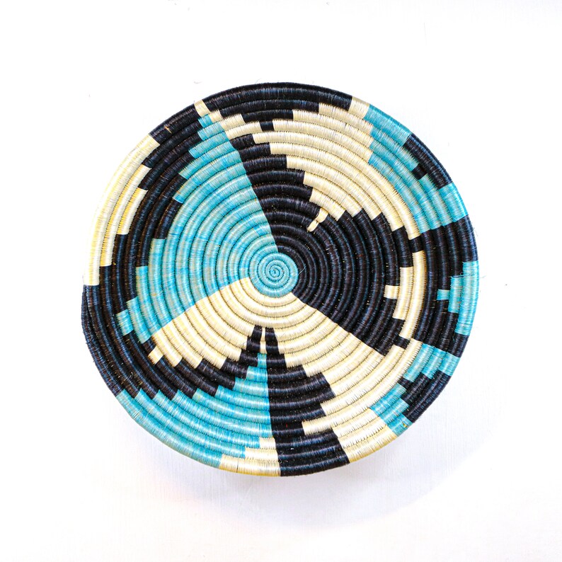 12 Traditional African Hand Woven Basket Rwanda 100% Natural ...