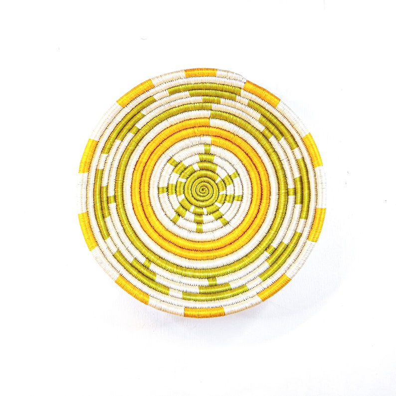 10 Traditional African Hand Woven Basket Rwanda 100% Natural ...