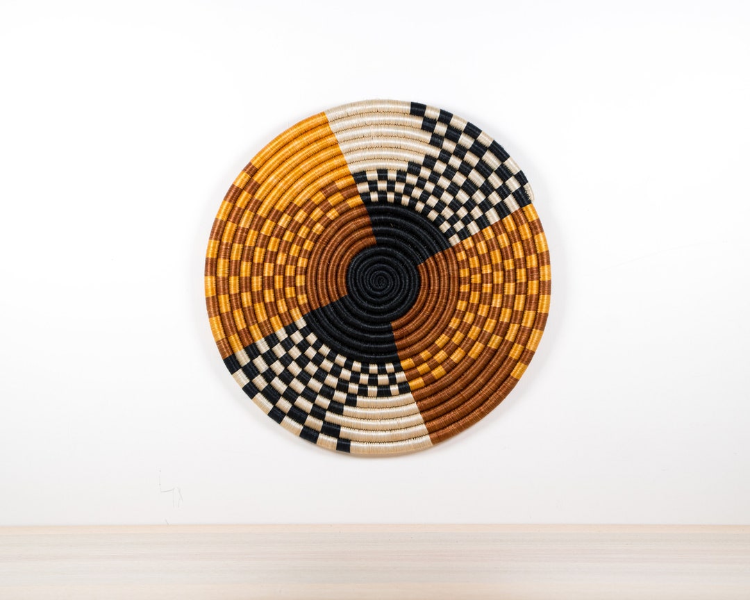 Traditional African Handwoven Wall Plate | Placemat | Trivet | Made in ...