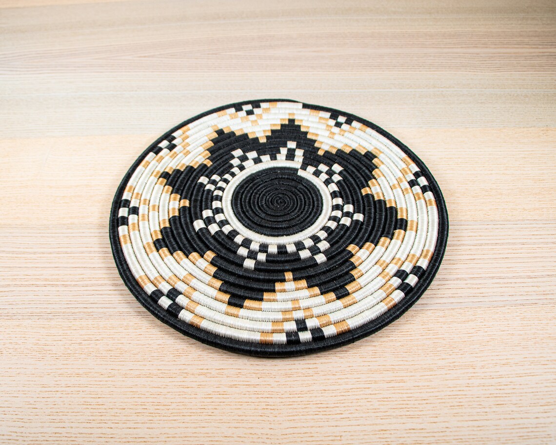 Traditional African Handwoven Wall Plate | Placemat | Trivet | Made in ...