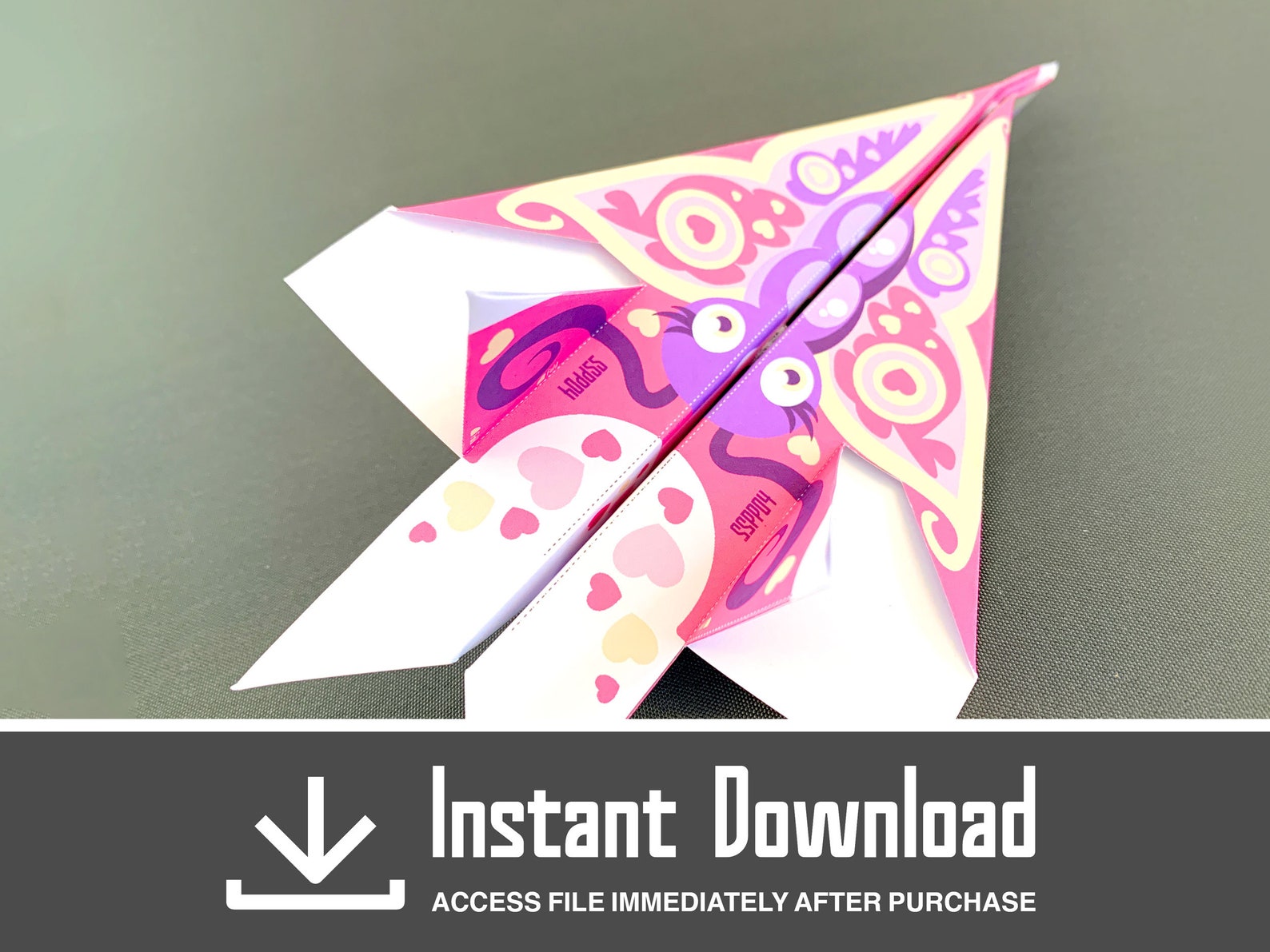Paper Plane Printables Make It Yourself Star Skidders Butterfly A ...