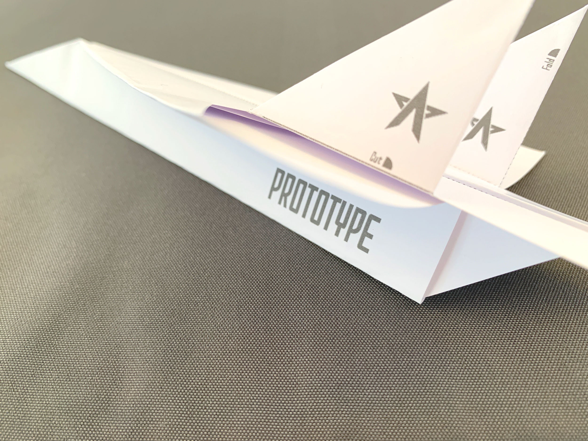 Printable Paper Airplane Star Skidders Space A Flying Toy - Etsy