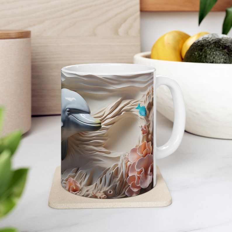 Under Sea Mugs, Ocean, Fish, Beach, Gift Mug, Turtles, Shells ...