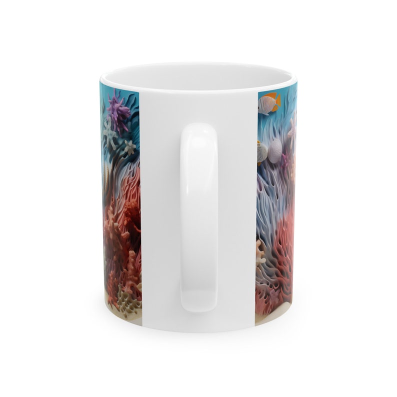 Under Sea Mugs, Ocean, Fish, Beach, Gift Mug, Turtles, Shells ...