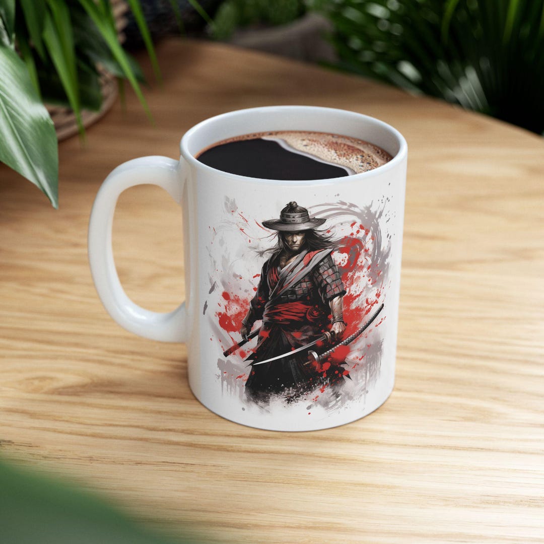 Samurai Mug Samurai Lover Gift Samurai Gift Samurai Coffee Mug Samurai ...