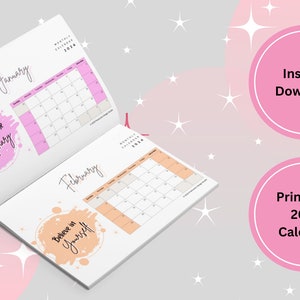 Printable Calendar 2024 Quotes Calendar - Etsy