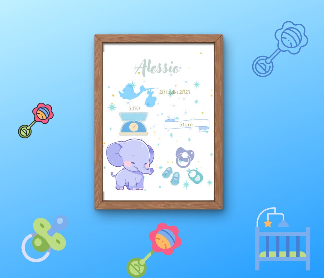 Baby Birth Picture - Etsy