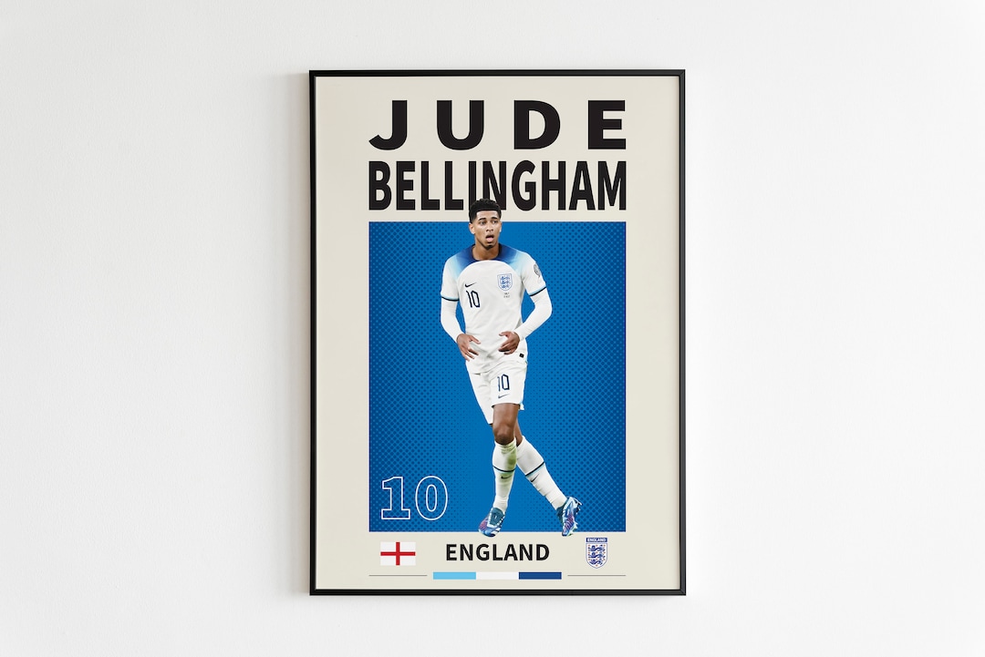 Jude Bellingham England Poster Jude Bellingham Bellingham - Etsy