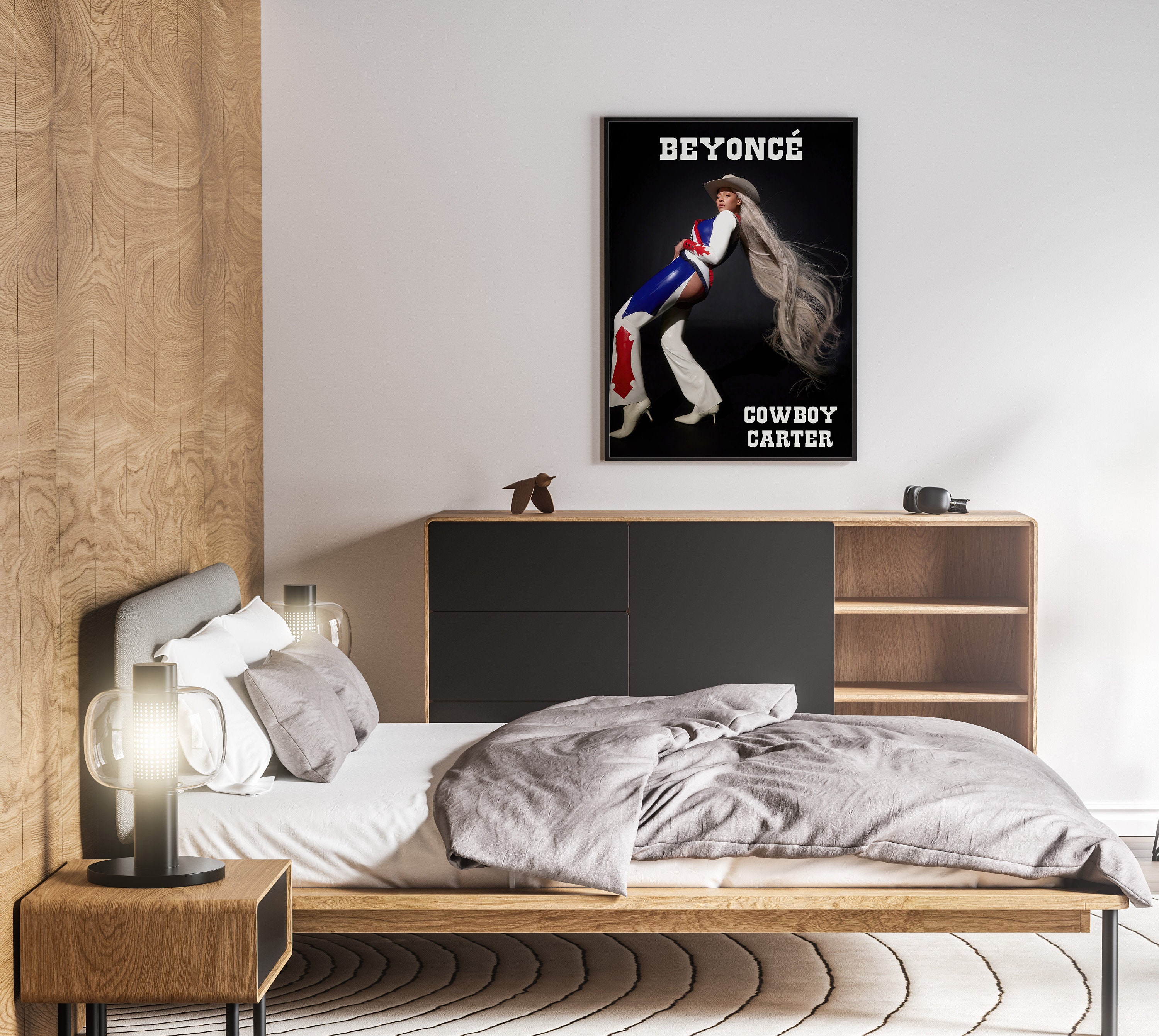 Beyonce Cowboy Carter Poster, Cowboy Carter Album Cover Art by Chris ...