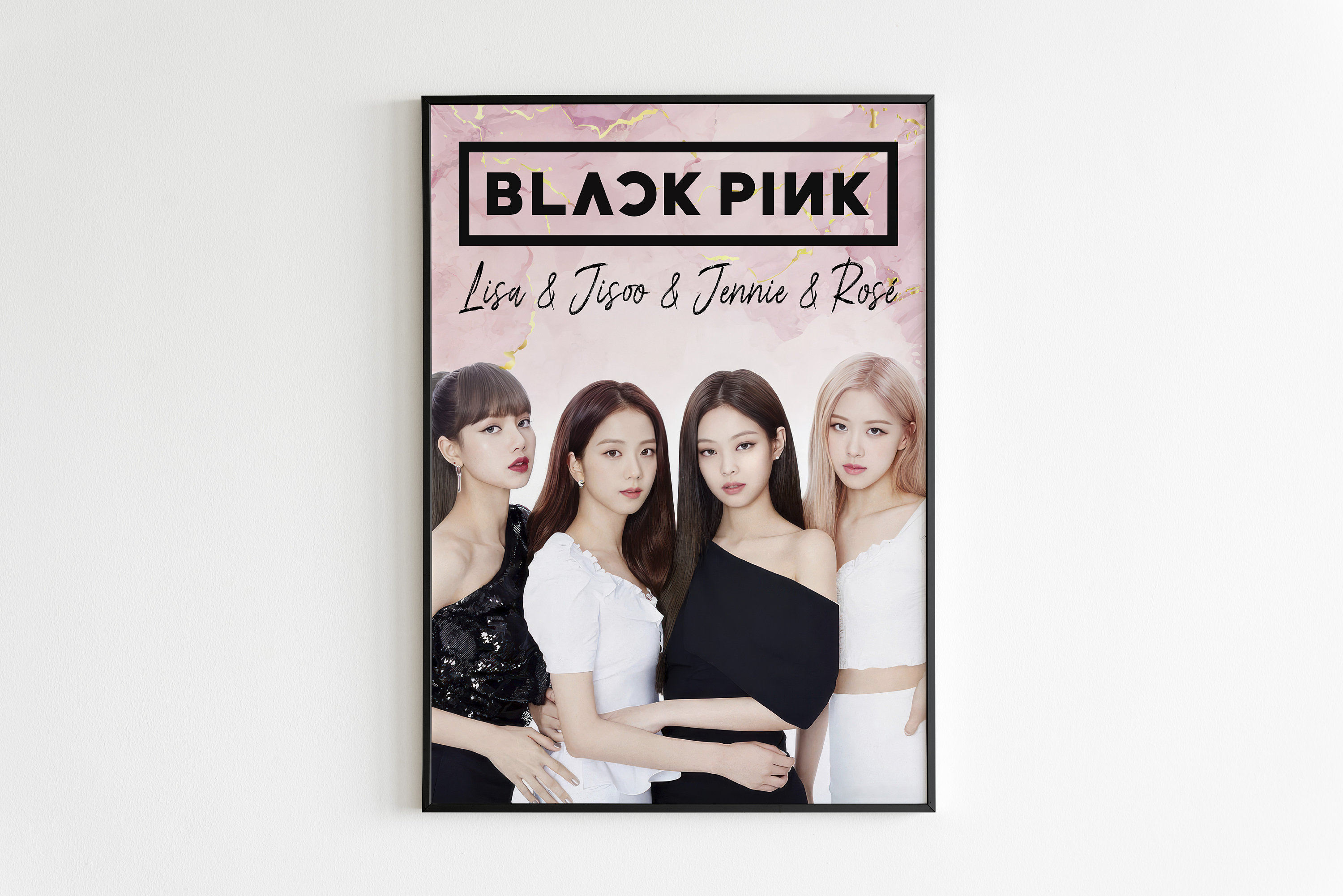 Blackpink Poster, Blackpink Girls, Kpop Wall Art, Kpop Poster ...
