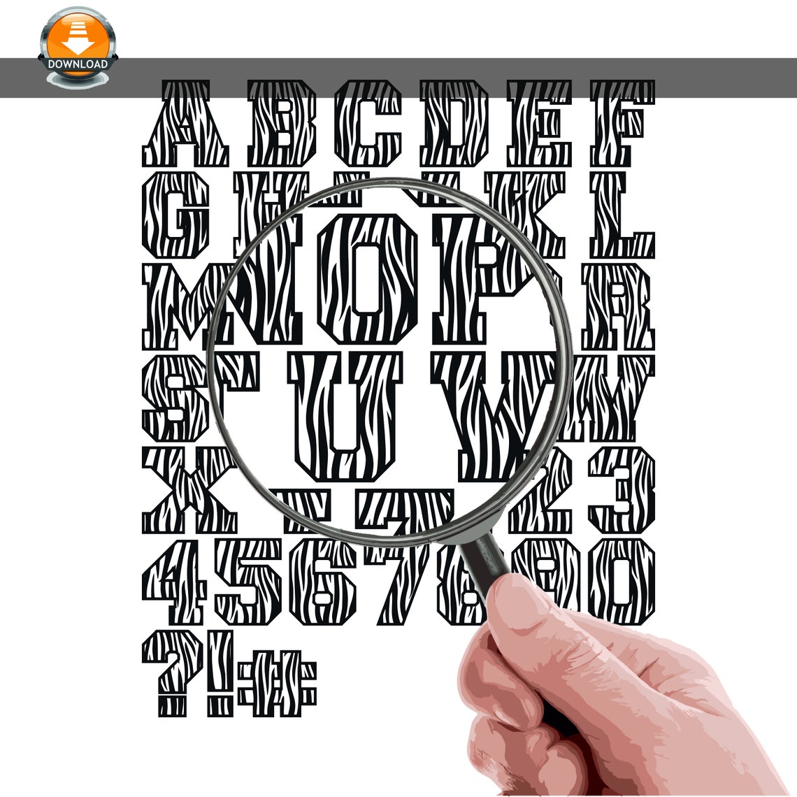 Tiger College Doodle Alphabet Png, Tiger Font Png, College Alpha Png ...