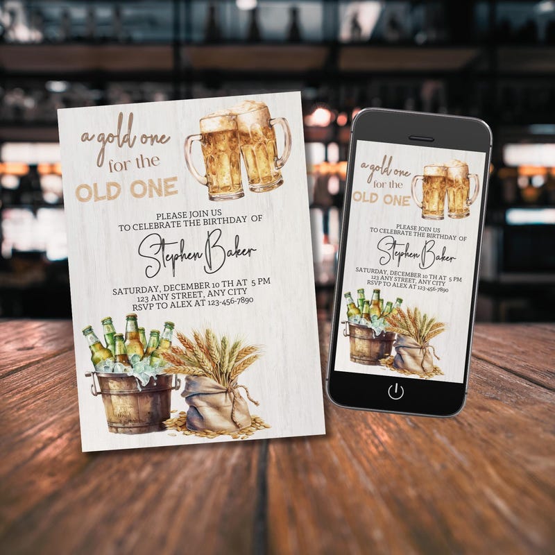 Beer Invitation - Etsy