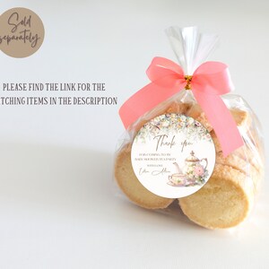 Editable Tea Party Chocolate Bar Wrapper Girl Boy Baby Shower Par-tea ...