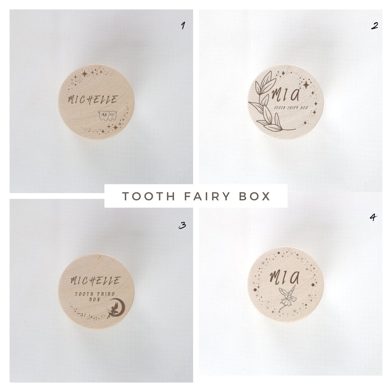Personalized Tooth Fairy Box for Girls, Wooden Tooth Fairy, Tooth Fairy ...