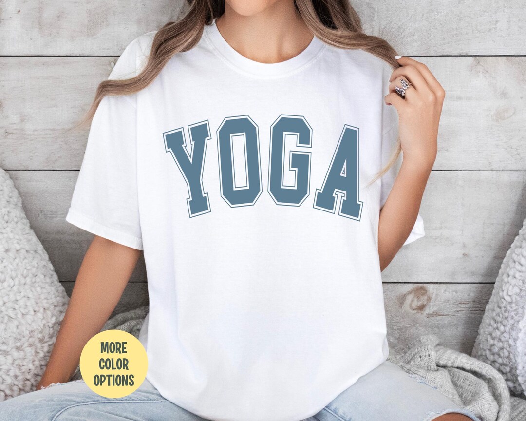 Yoga T Shirt Comfort Colors® Yoga Shirt for Men and Women Yoga ...