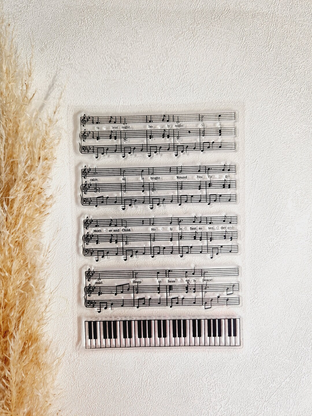Stamps Music Notes - Silicone Stamps - Stamp Set - Clear Stamps ...