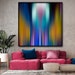 Flutter Large Abstract Print, Vibrant Colors, Wall Art Design, Living ...
