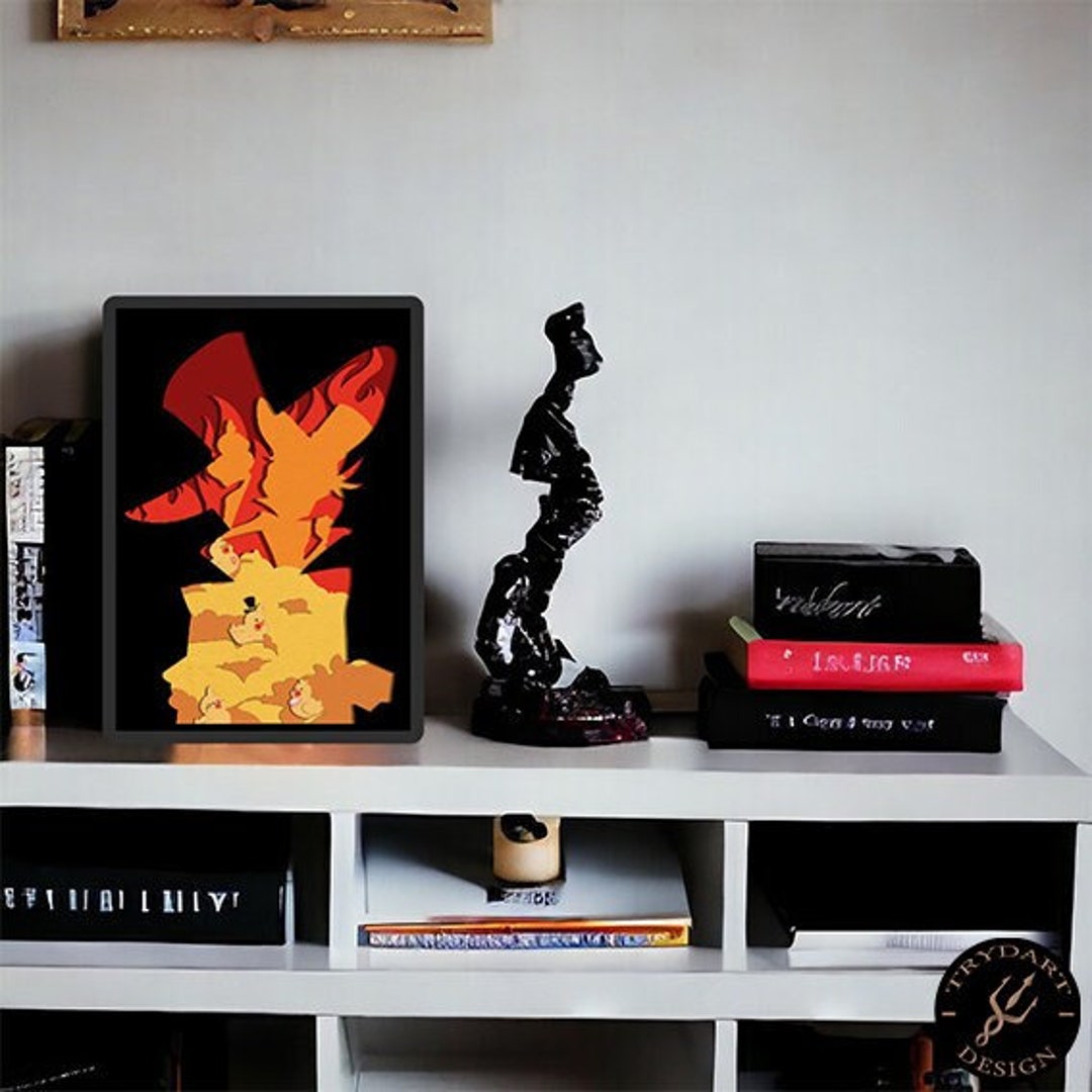 Hell Ducks Papercut Picture, Decorative Picture, Fanbase Picture - Etsy