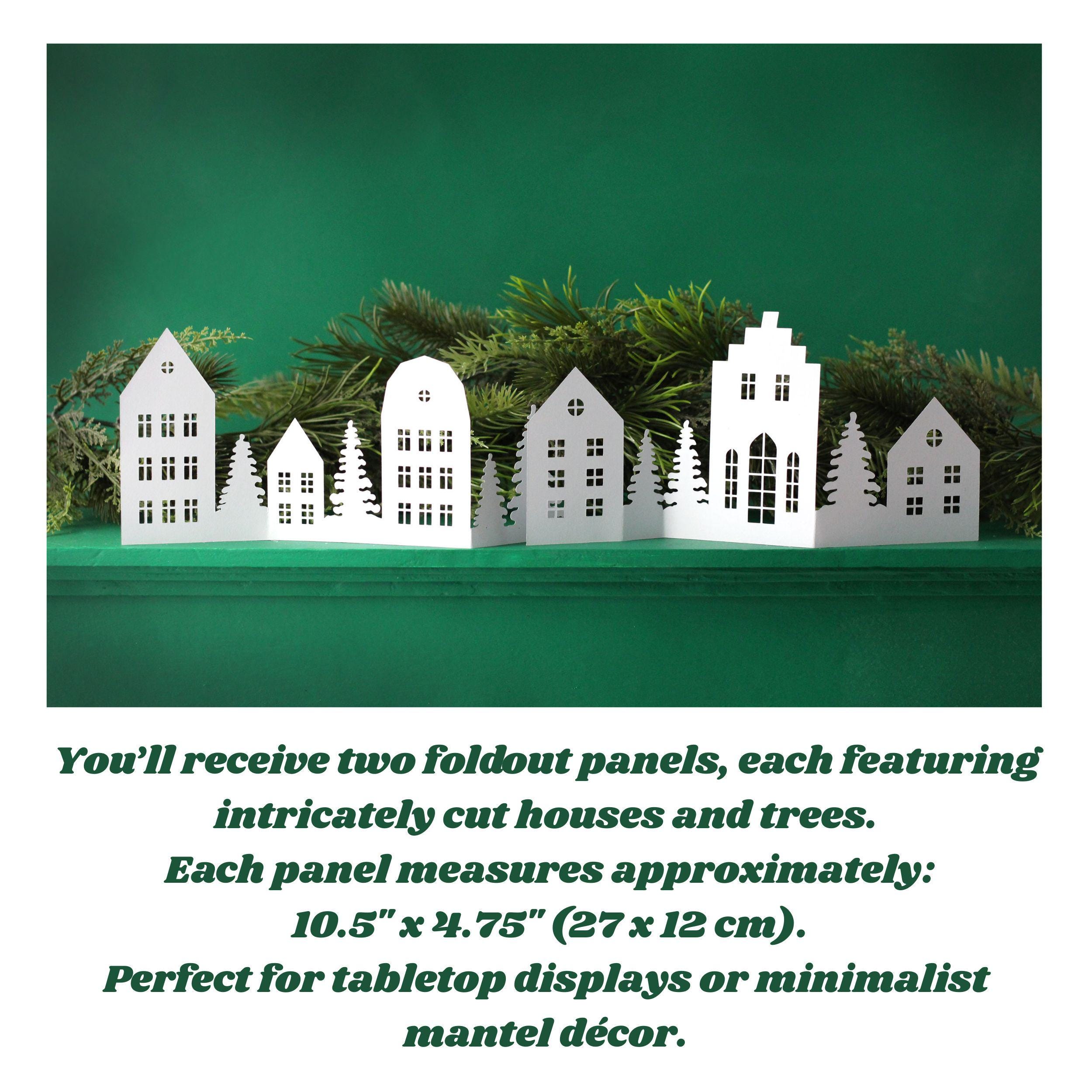 Scandinavian Paper House Nordic Design Minimalist Decoration Christmas ...