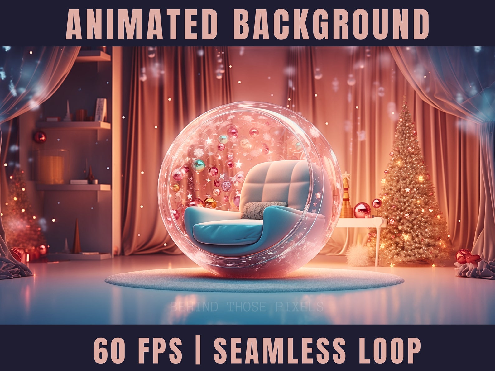 Vtuber Background Twitch Overlay Animated Virtual Background Vtuber ...