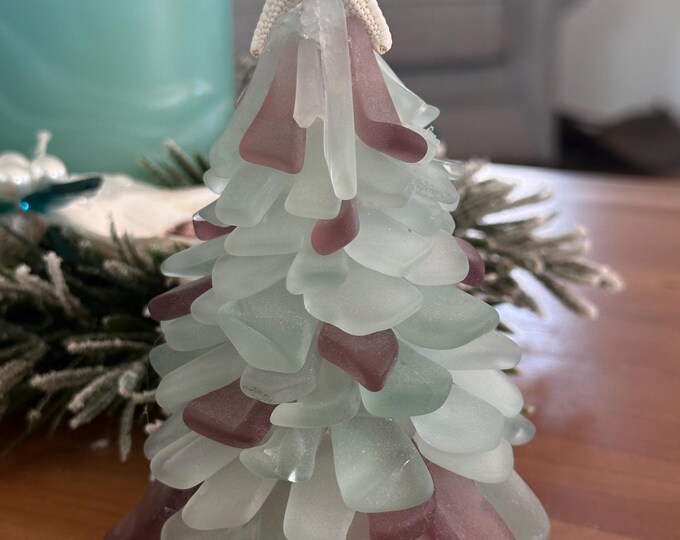Handmade Sea Glass Tree: Coastal Decor, Beach Theme - Etsy