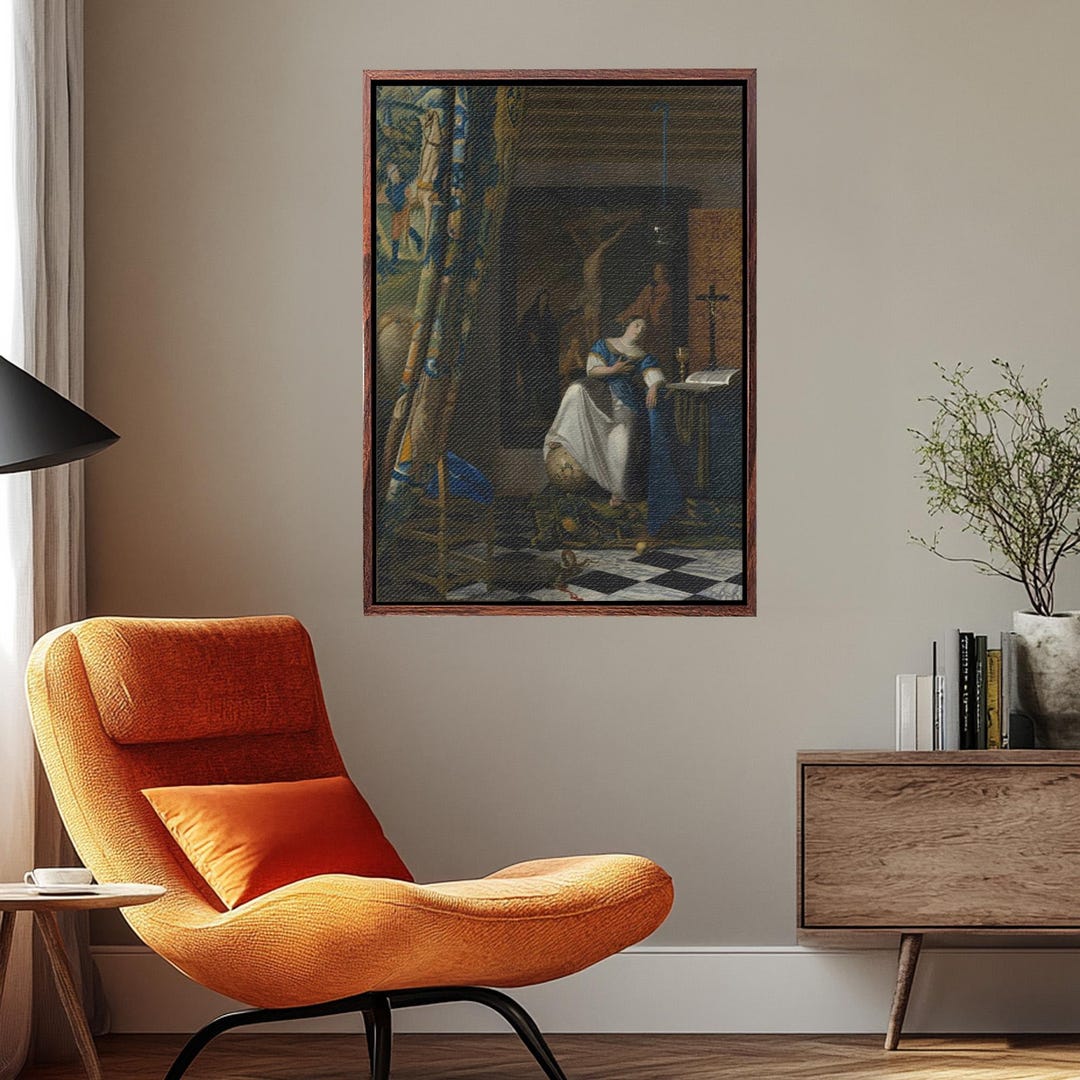 Johannes Vermeer - Allegory of the Catholic Faith, Housewarming Gifts ...