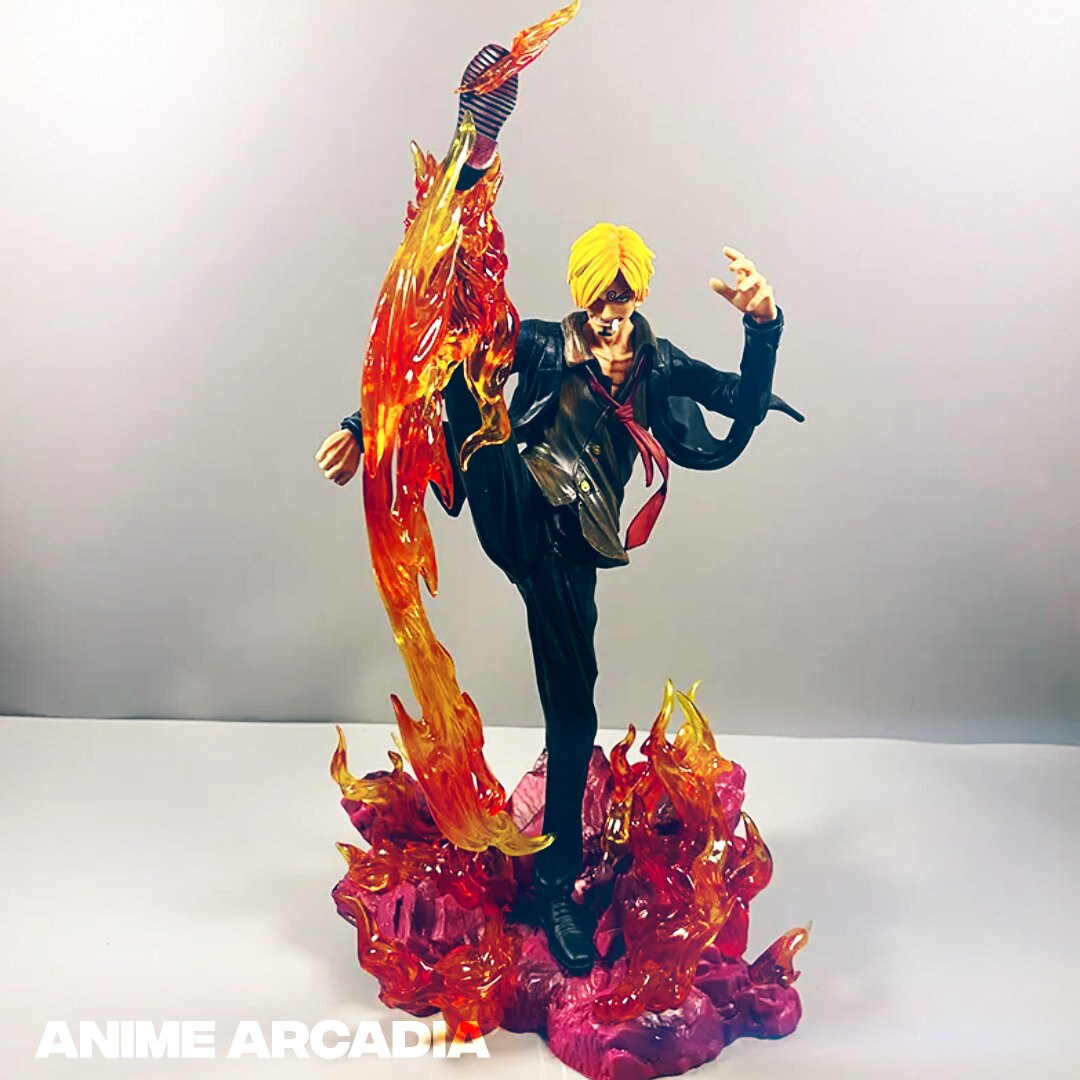 Anime One Piece Figure Sanji Figures 30cm Pvc Gk Statue Action Etsy