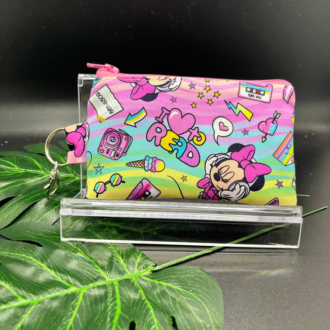 Personalized 90's Minnie Coin Purse, Change Pouch, Small Travel Bag ...