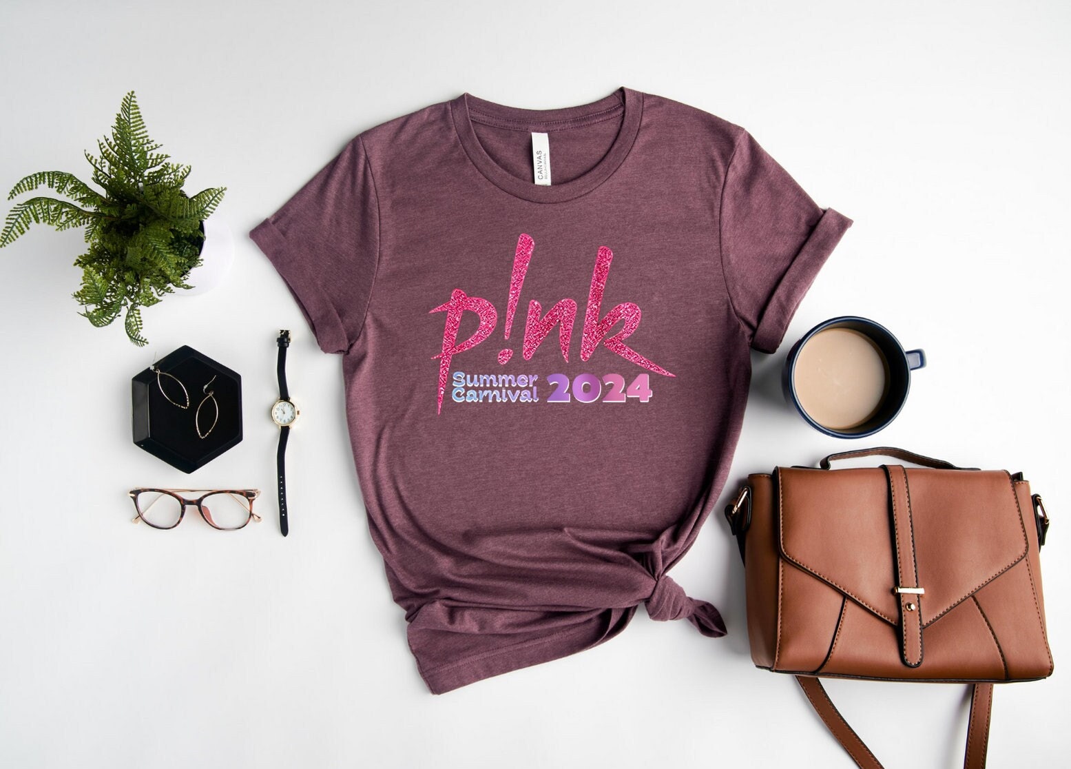 P!nk Summer Carnival 2024, Trustfall Album Tee, Pink Singer Tour, Music ...