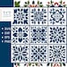 Talavera Mexican Tile Stencil Background,digital SVG DXF PNG Files for ...