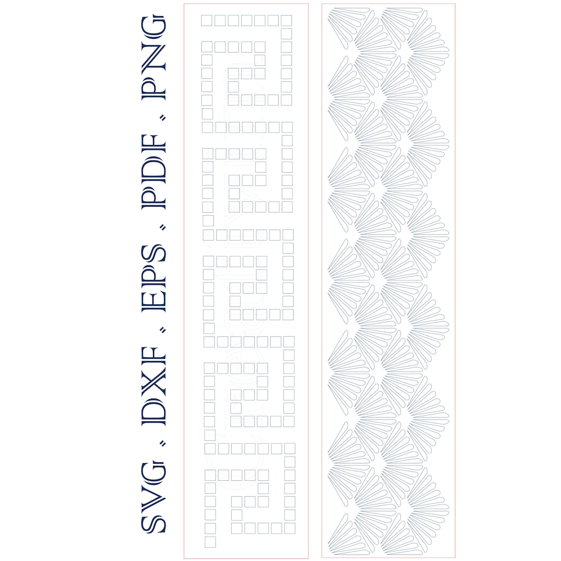 Stencils Border Greek Pattern, Meander Digital SVG Cameo Cricut Laser ...