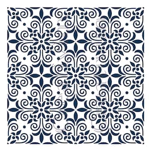 Tile Pattern Stencil Digital SVG DXF PNG Pdf Files for Silhouette ...