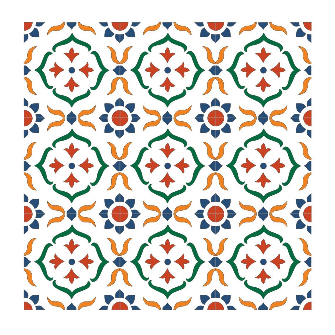 Tile Stencil, Mexican Tiles, Spanish Tiles, Digital SVG DXF PNG Files ...