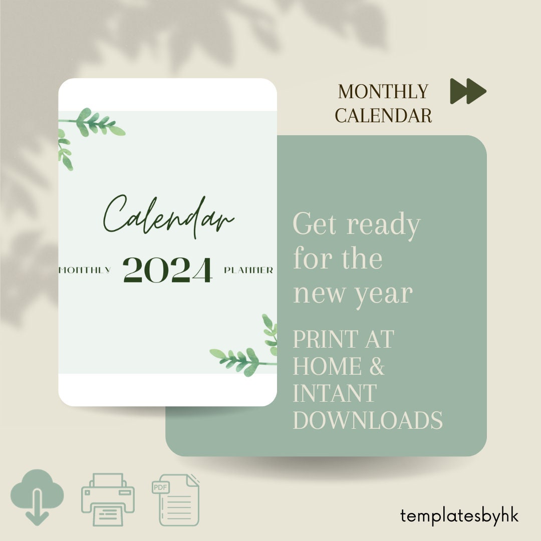 2024 Calendar Bundle - Etsy