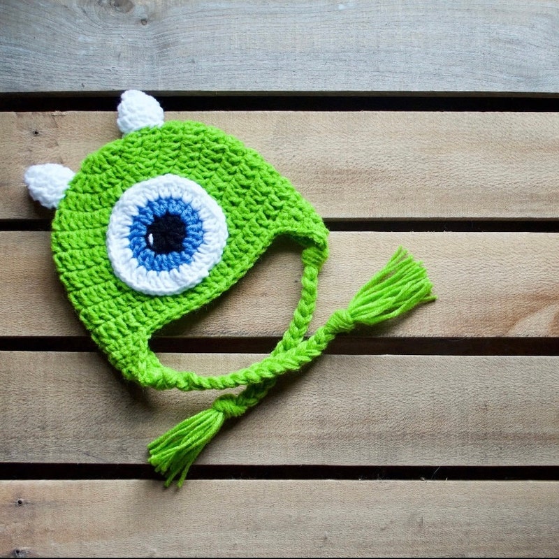 Green Monster Hat - Etsy
