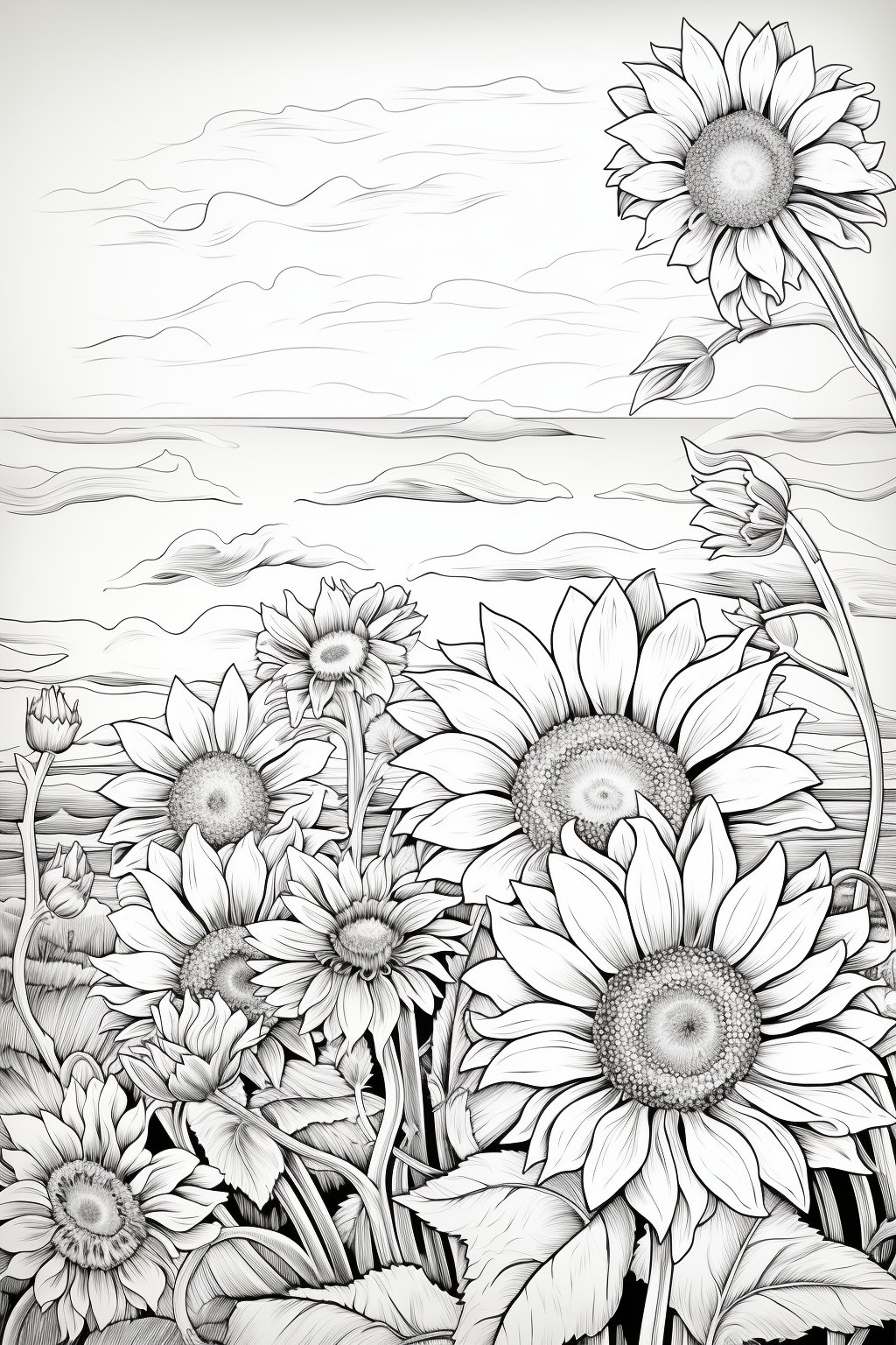 50 Nature Coloring Pages - Etsy