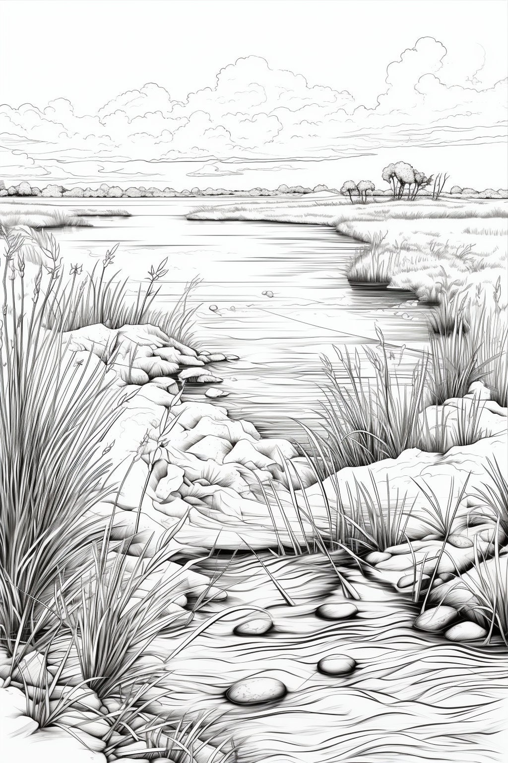 50 Nature Coloring Pages - Etsy