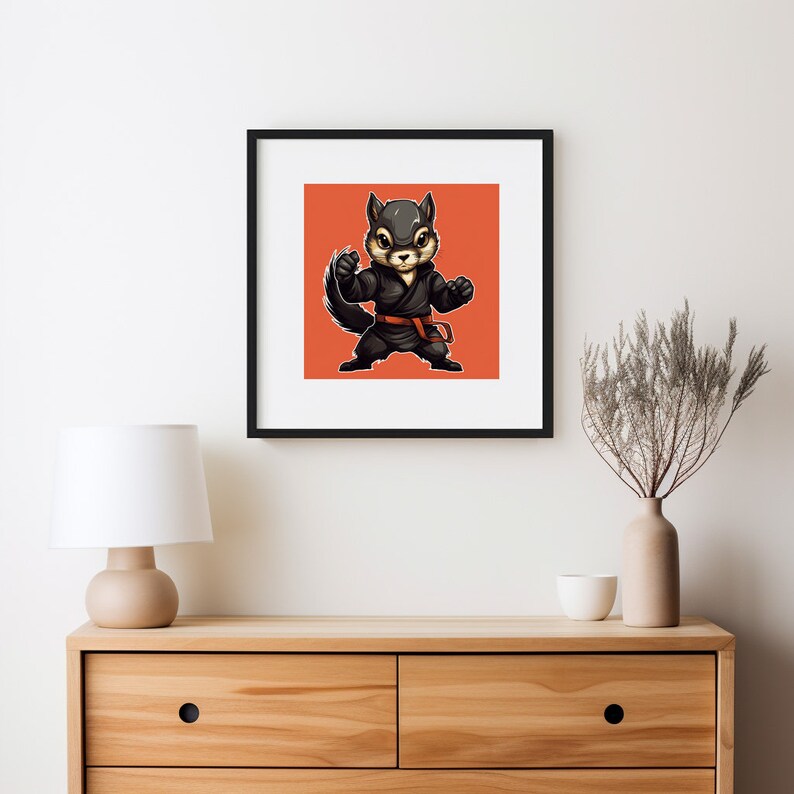 Ninja Squirrel - Etsy