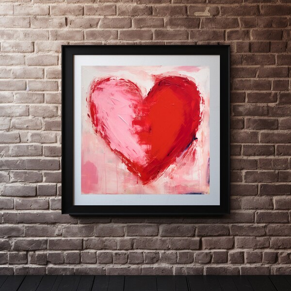 Abstract Love Art - Etsy