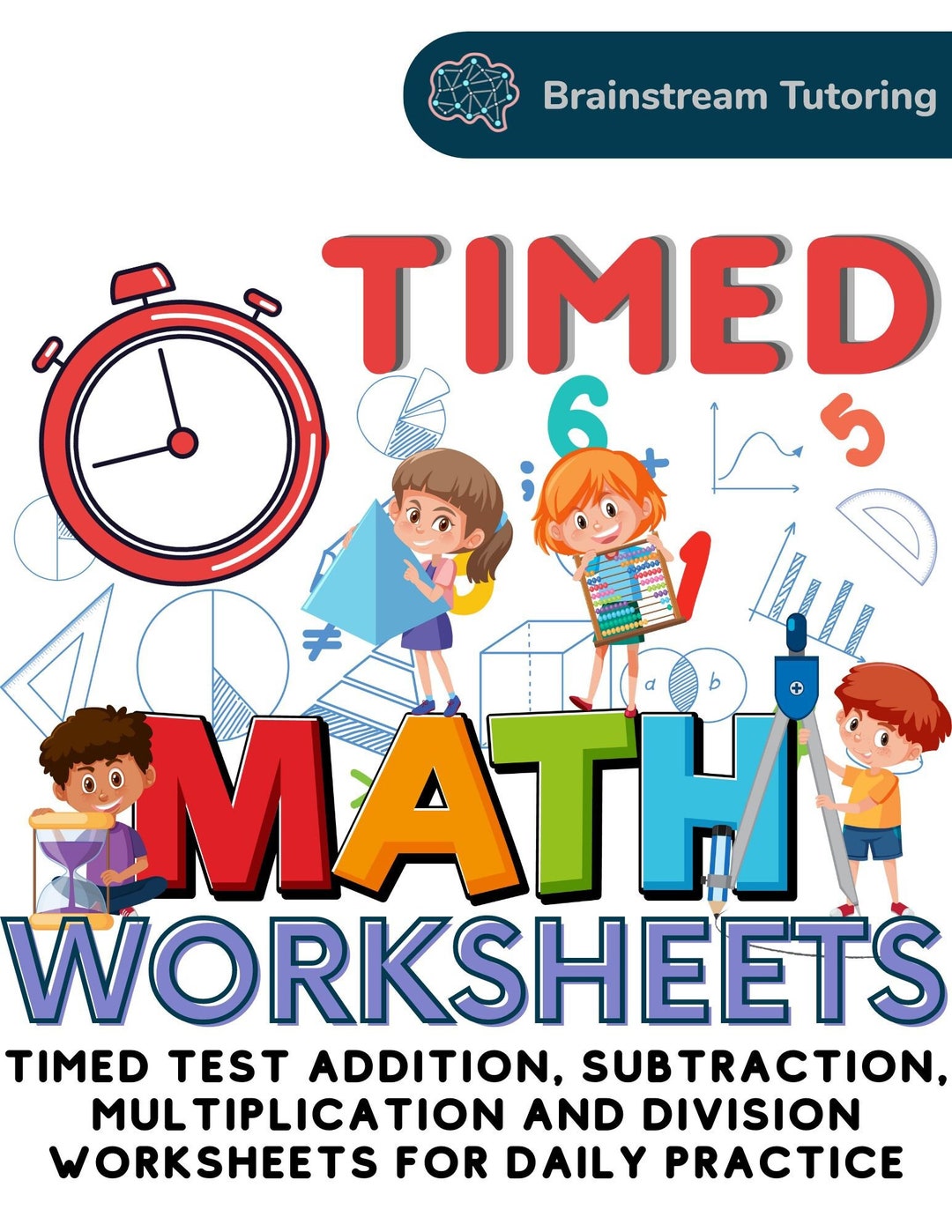 Timed Math Worksheets - Etsy