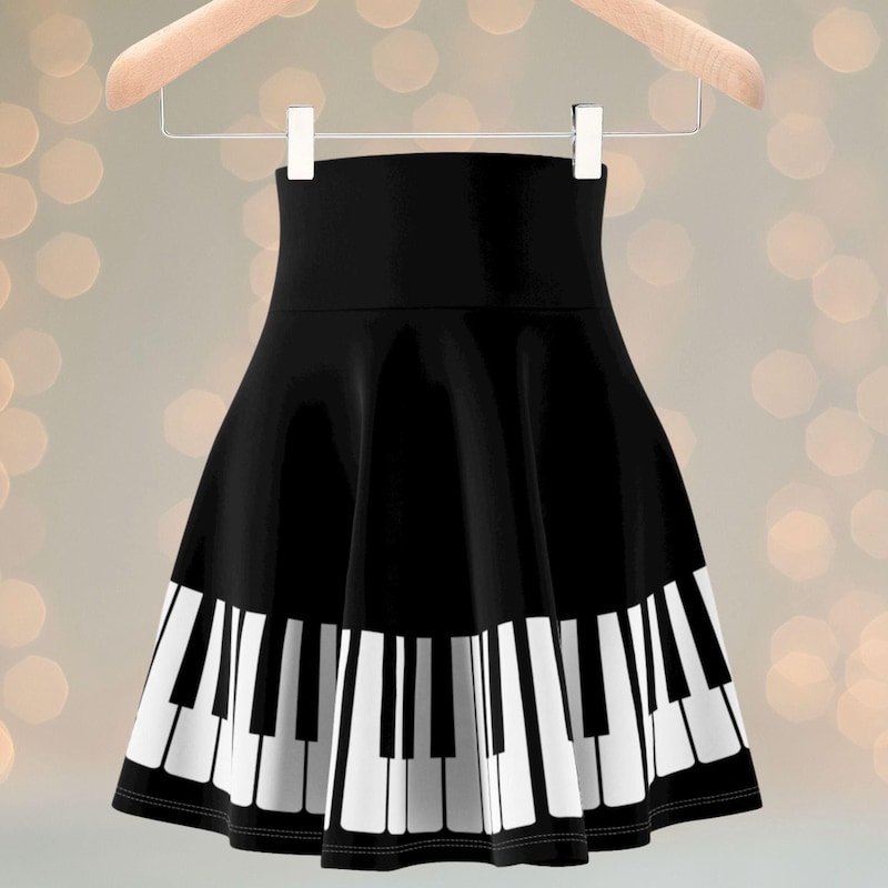Piano Skirt Dress - Etsy