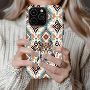 Native American Phone Case Wolf Case Cowgirl Chic Cell Phone Cover ...