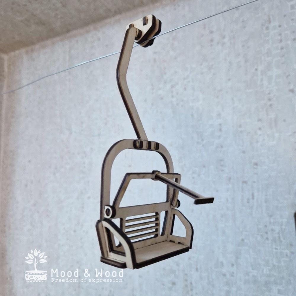 Digital Download | 3D Ski Lift Model Laser Cut File - Easy Assembly - Etsy