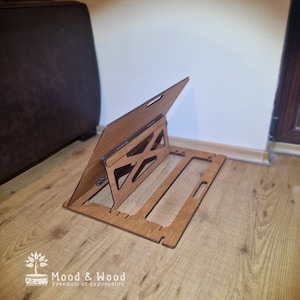 Portable Wooden Table Easel - Adjustable Folding Desktop Art Stand for ...