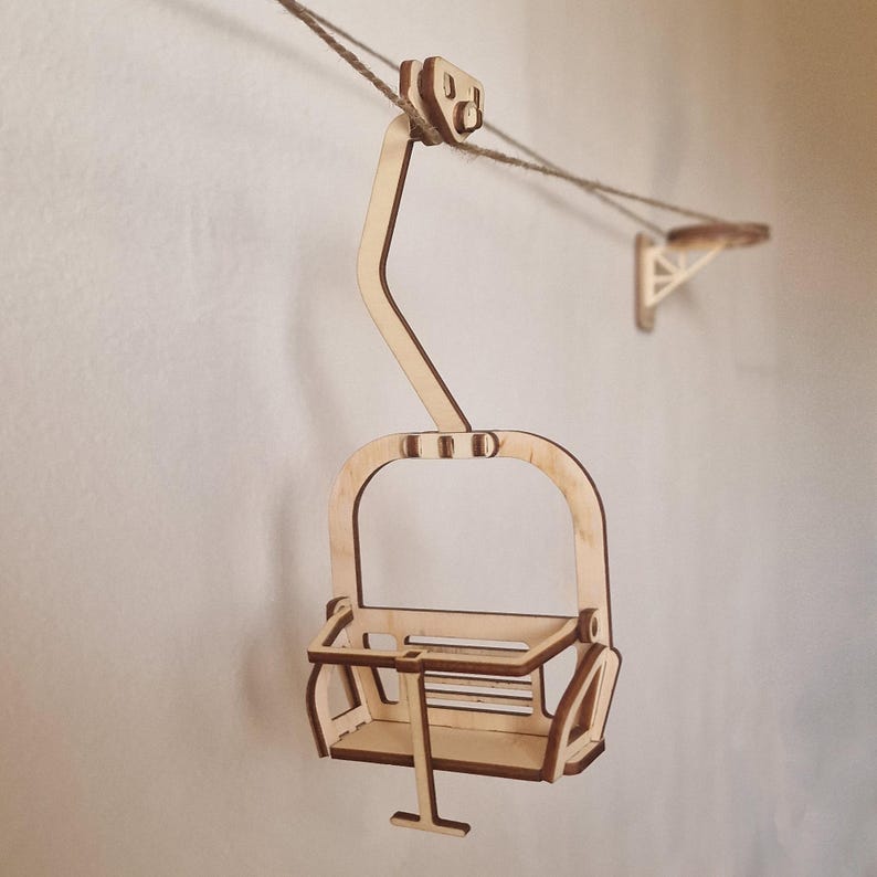 Digital Download | 3D Ski Lift Model Laser Cut File - Easy Assembly - Etsy