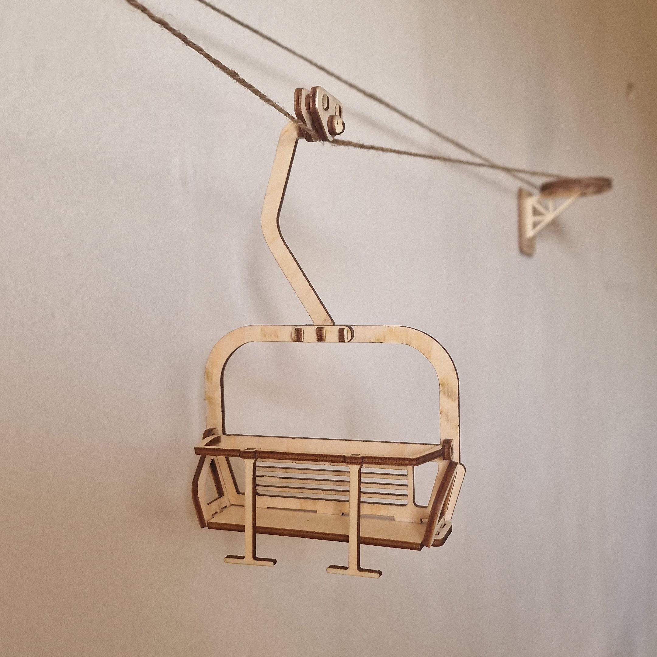 Digital Download | 3D Ski Lift Model Laser Cut File - Easy Assembly - Etsy
