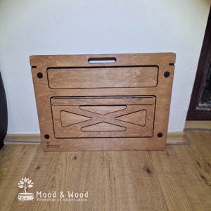 Portable Wooden Table Easel - Adjustable Folding Desktop Art Stand for ...
